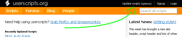 Cómo actualizar automáticamente tus scripts de Greasemonkey | HiperBeta