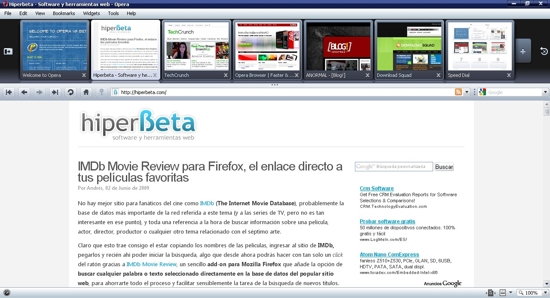 Opera 10 ya está disponible en su versión beta | HiperBeta
