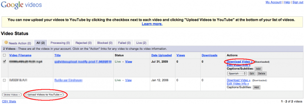 Cómo migrar tus videos desde Google Video a YouTube | HiperBeta